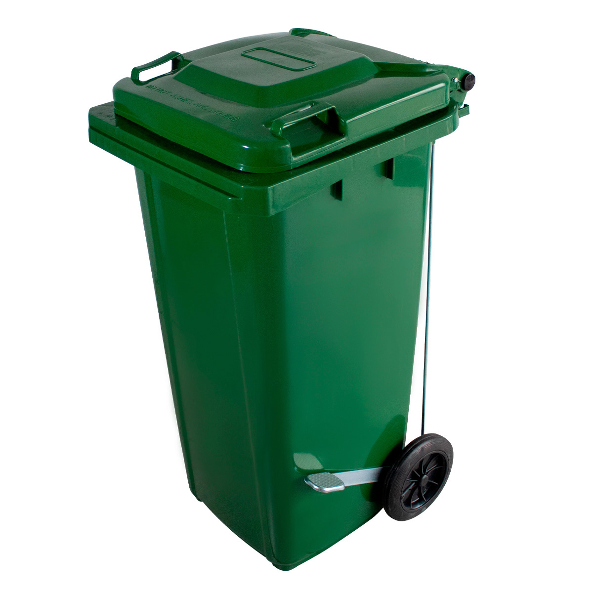 Contêiner 120 L com Pedal Verde Plástico | Wite